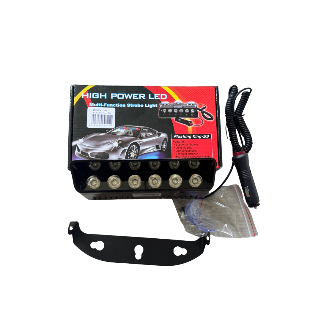 LED Blinkeri Crveno-Plavo 6W – Vodootporni, 12V, 21x12x6 cm – Stop Auto ...